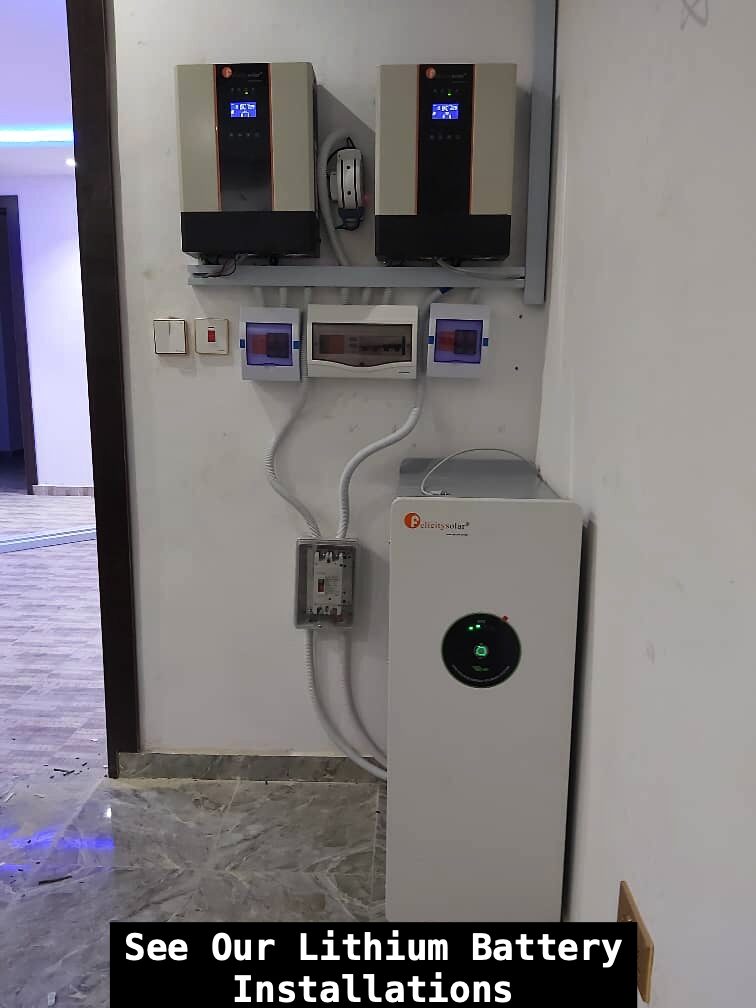 Lithium Battery Installations - Solar Valley